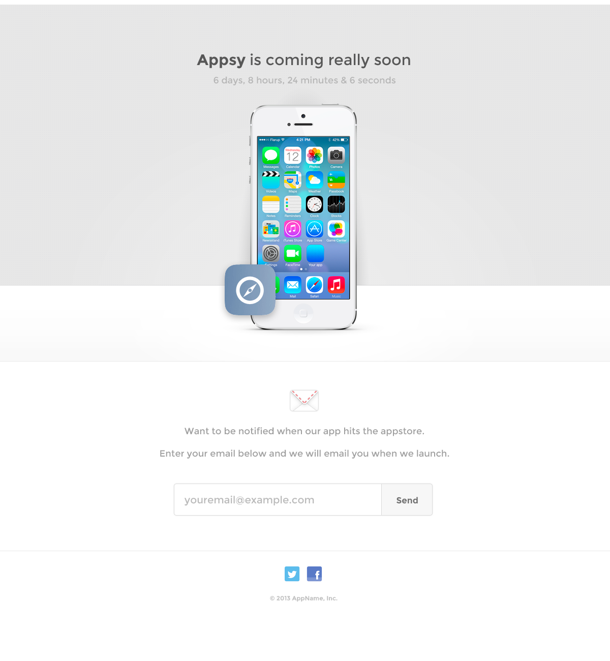Appsy - Coming Soon Website Template ~ Website Templates on Creative Market
