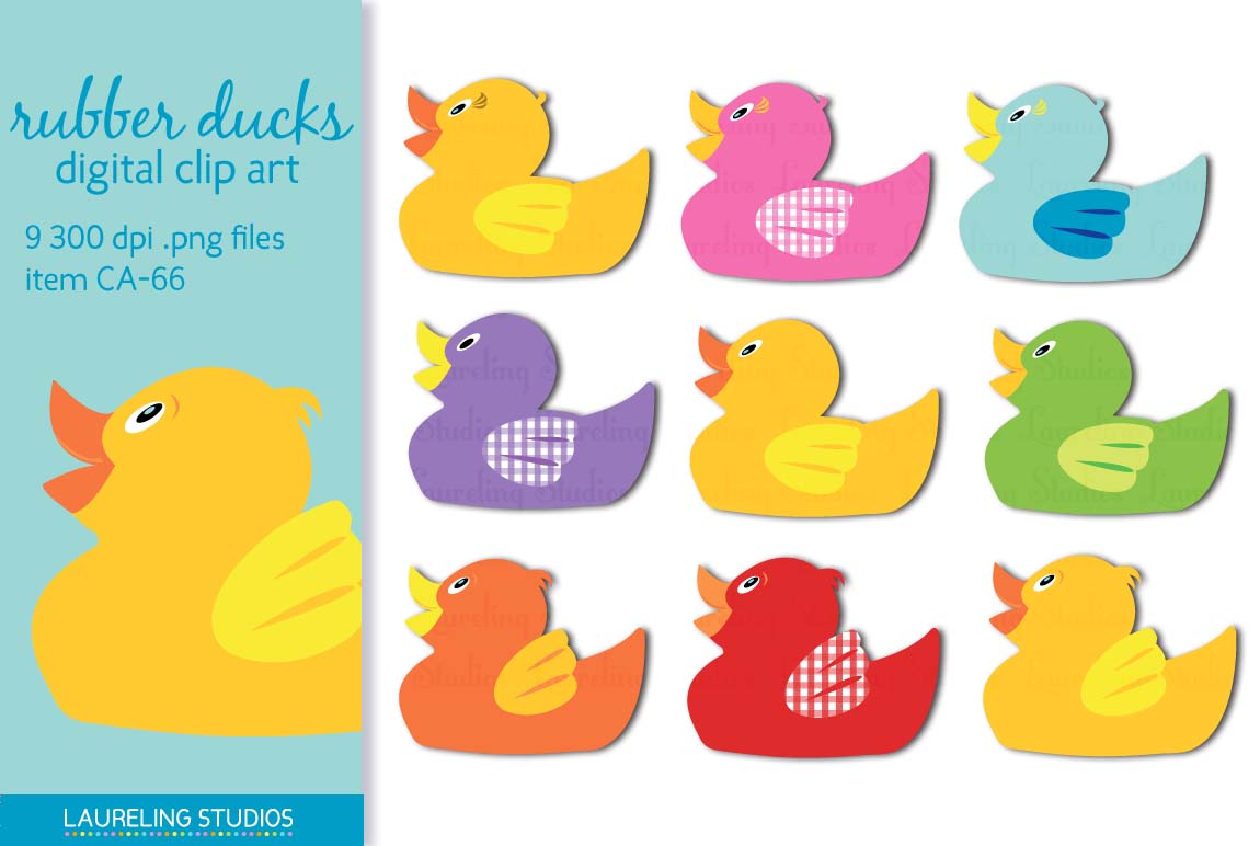 Rubber Duck clip art ~ Illustrations on Creative Market