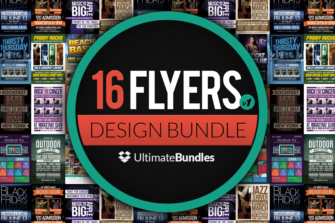 Ultimate Flyer Design Bundle V1 ~ Flyer Templates on Creative Market