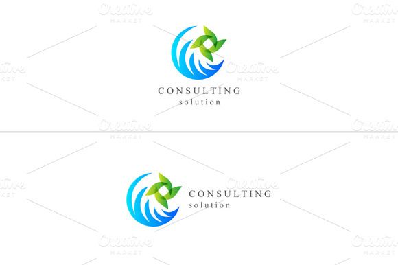 Consulting Solution Logo ~ Logo Templates on Creative Market