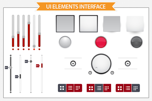 UI Elements Interface ~ Illustrations on Creative Market