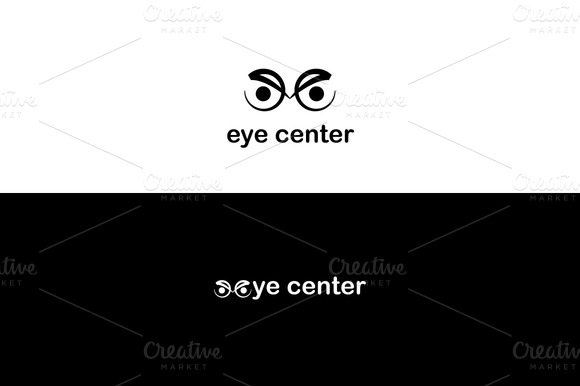 Eye center Logo ~ Logo Templates on Creative Market