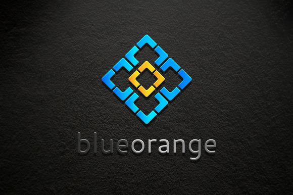 Blueorange Logo ~ Logo Templates on Creative Market