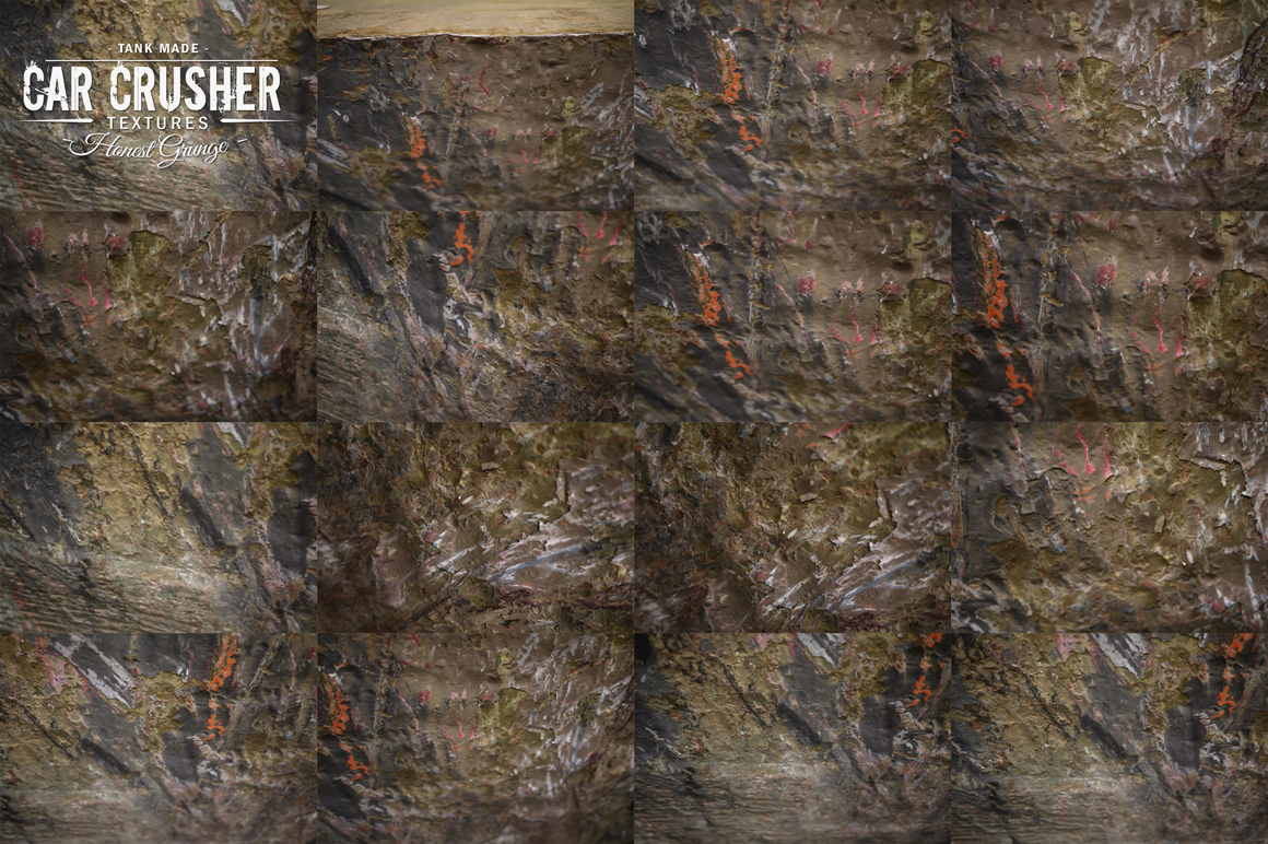 Car Crusher Grunge: Tank Made ~ Textures on Creative Market