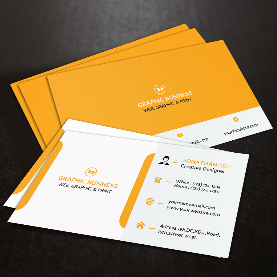 Creative Business Card v.11 ~ Business Card Templates on Creative Market