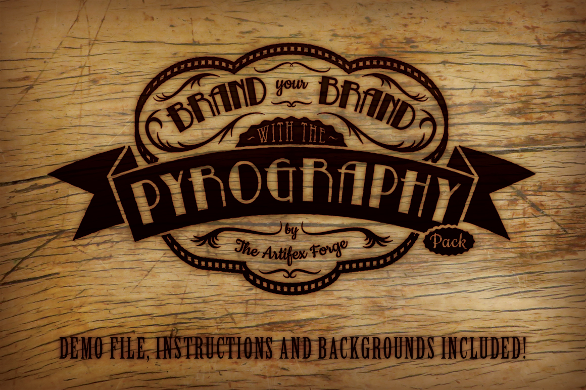 The Photoshop Pyrography Pack ~ Layer Styles on Creative Market