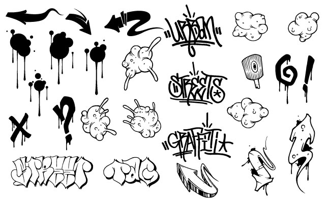Graffiti Vector Pack ~ Illustrations on Creative Market