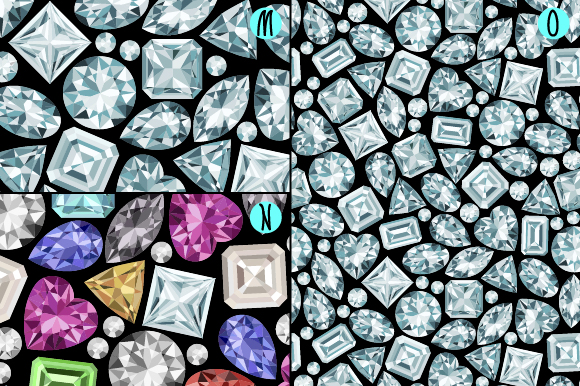 15 Seamless Diamond Patterns ~ Patterns on Creative Market
