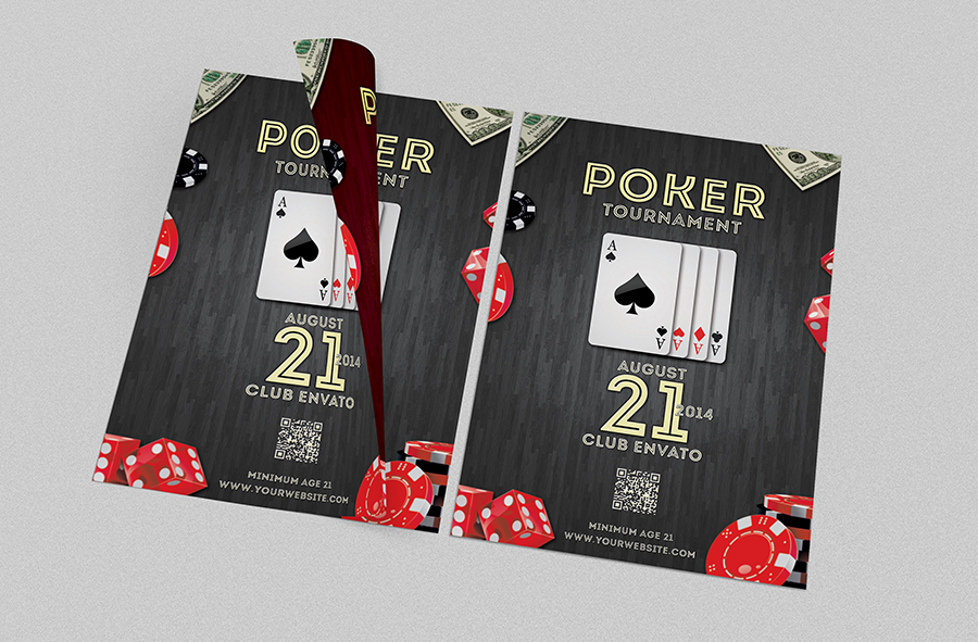 Poker night flyer or poster ~ Flyer Templates on Creative Market