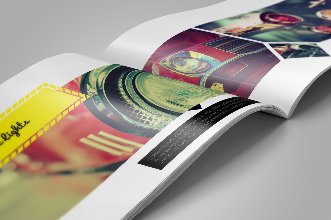 Retro Brochure Design ~ Brochure Templates on Creative Market