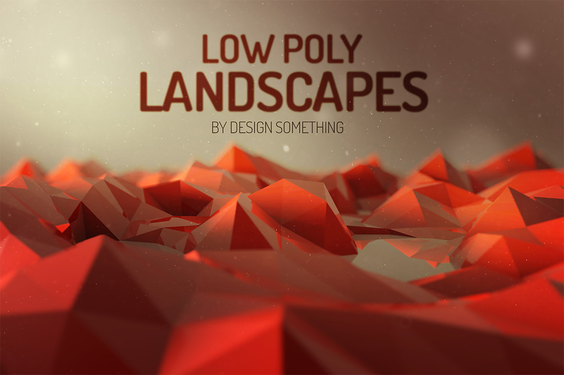 Low Poly Landscapes ~ Graphics on Creative Market