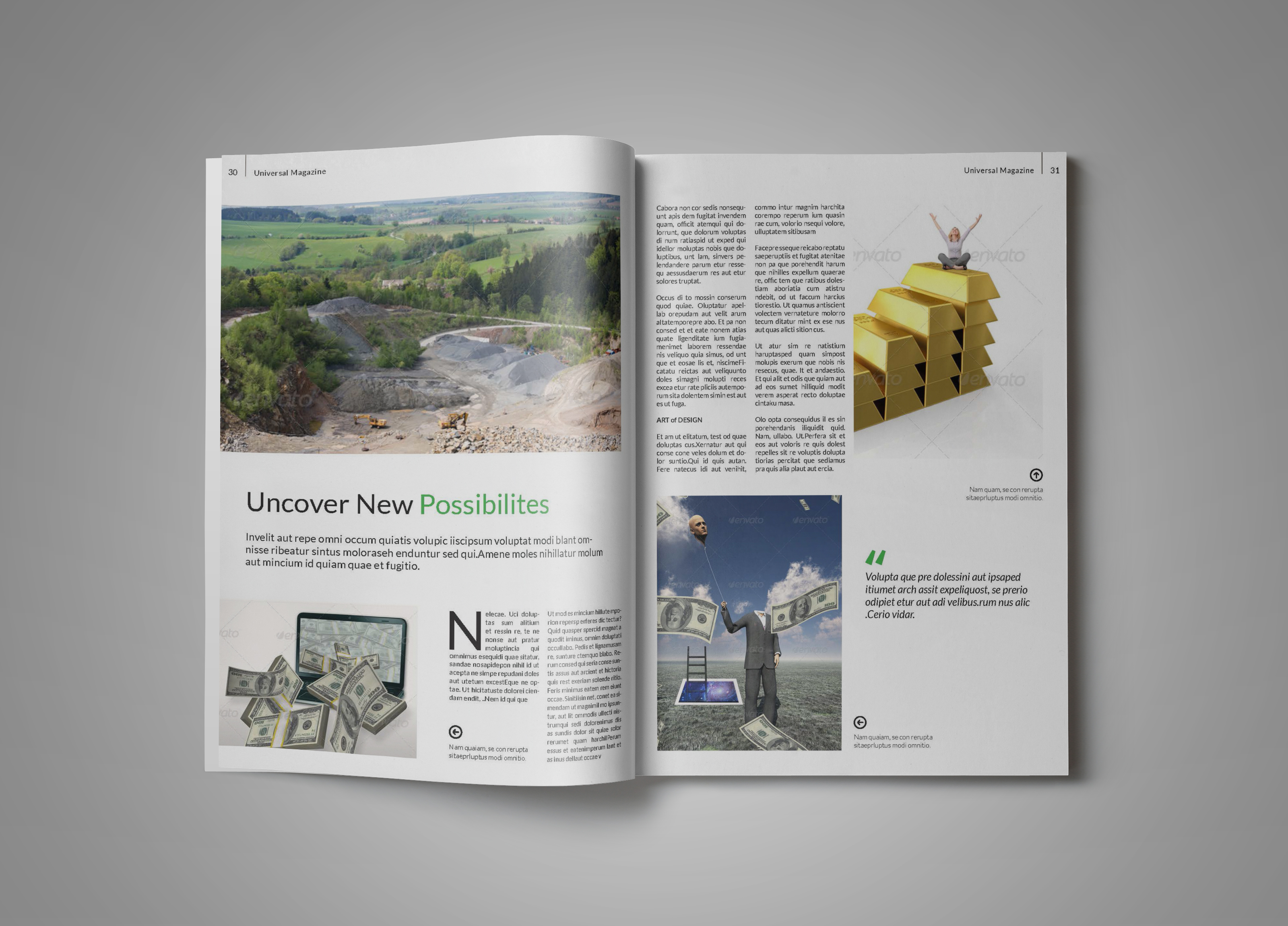 Multi-purpose Magazine Template ~ Magazine Templates on Creative Market