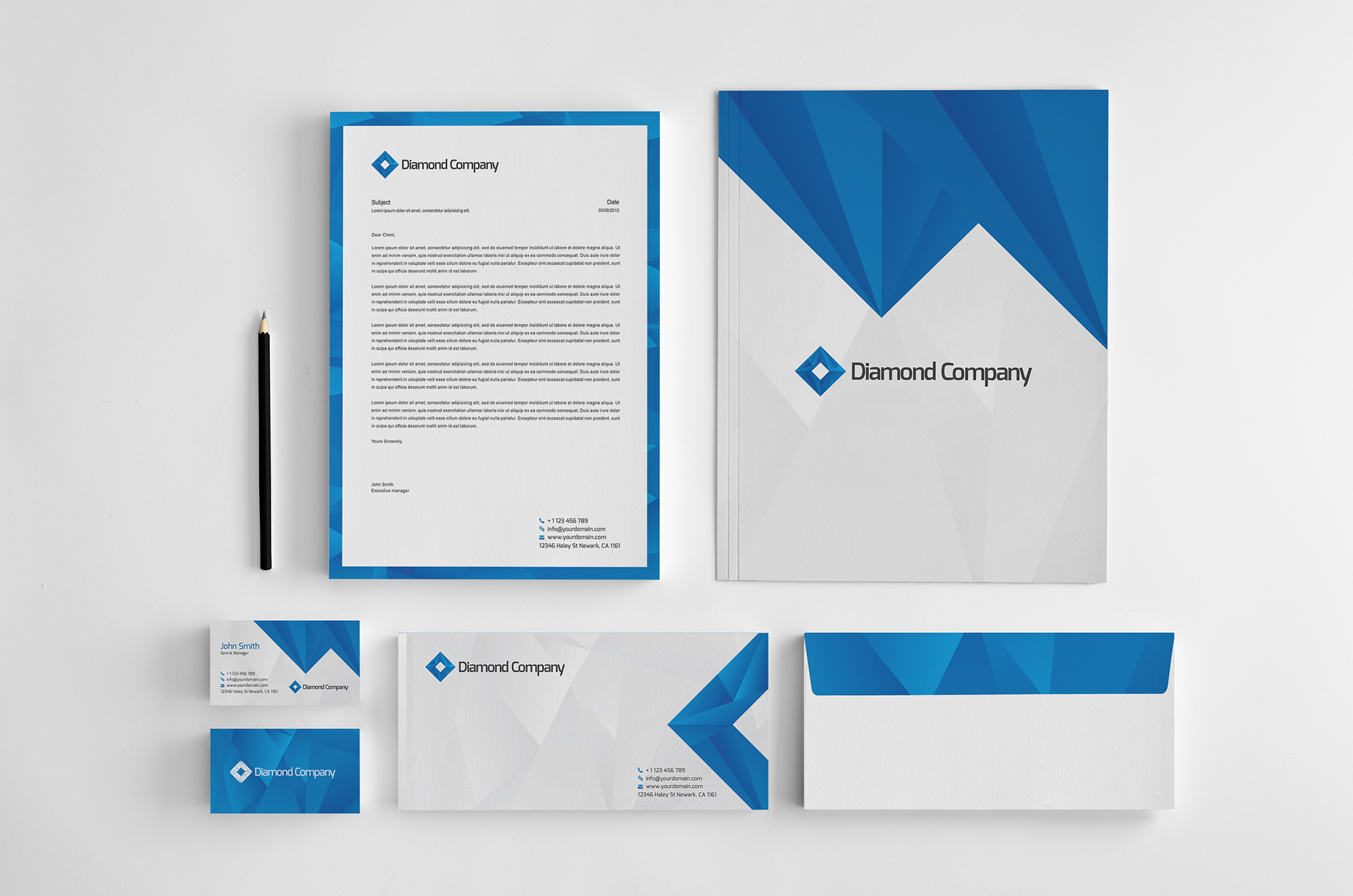 Company Corporate Identity Set ~ Stationery Templates on Creative Market