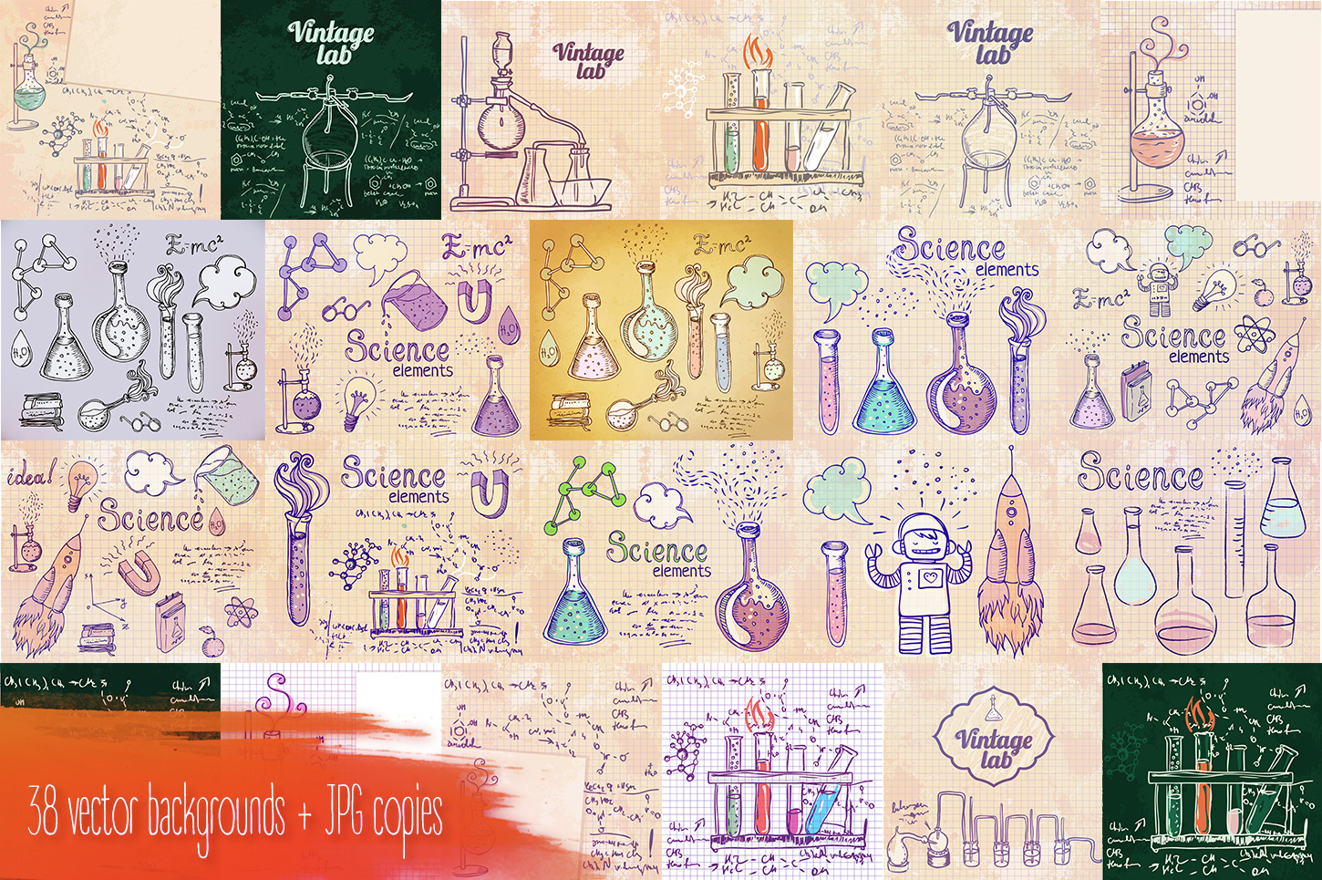 Vintage Science ~ Illustrations on Creative Market
