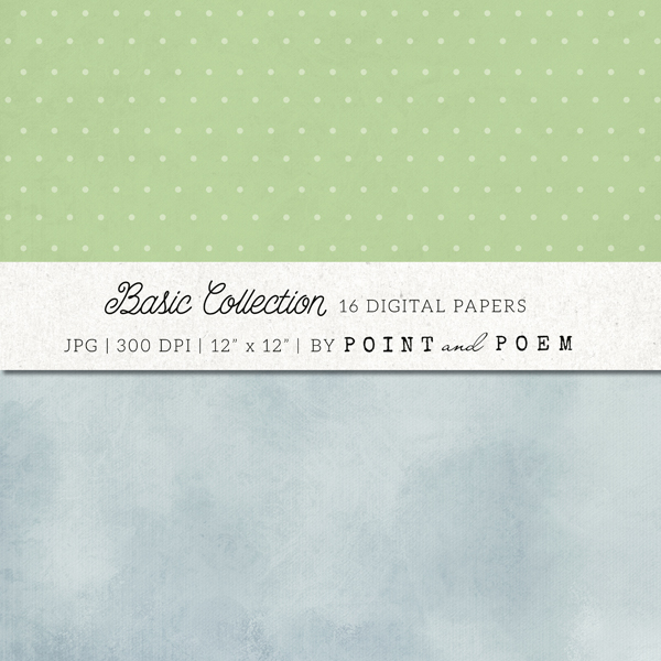 Polka Dots & Chevron digital paper ~ Patterns on Creative Market