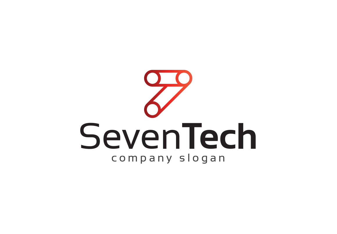 Seven Tech Logo ~ Logo Templates on Creative Market