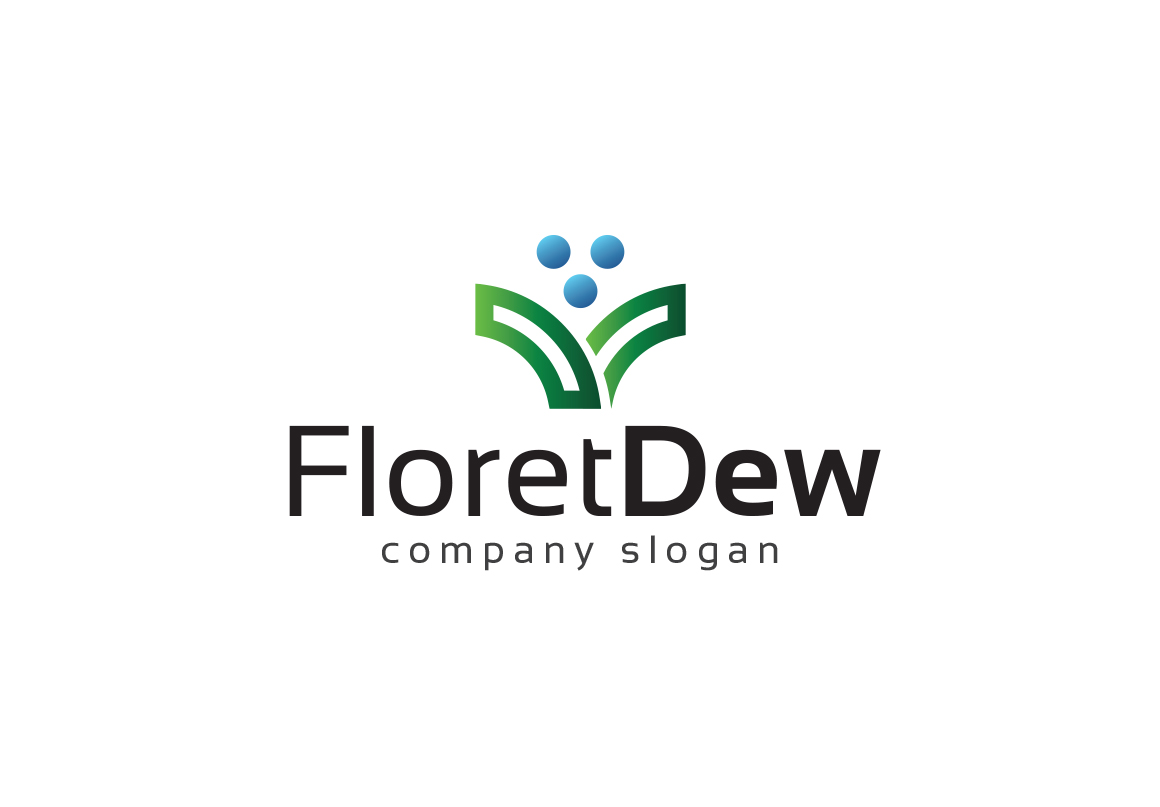 Floret Dew Logo ~ Logo Templates on Creative Market