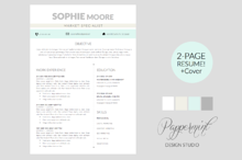 Notepad Style Resume ~ Resume Templates on Creative Market