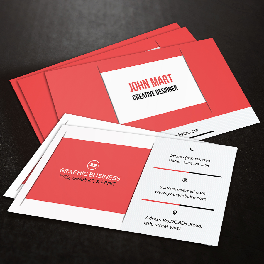 Creative Business Card v.13 ~ Business Card Templates on Creative Market