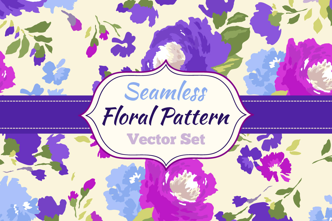 Floral Patterns Set ~ Patterns on Creative Market