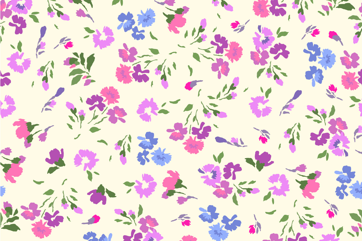 Floral Patterns Set ~ Patterns on Creative Market