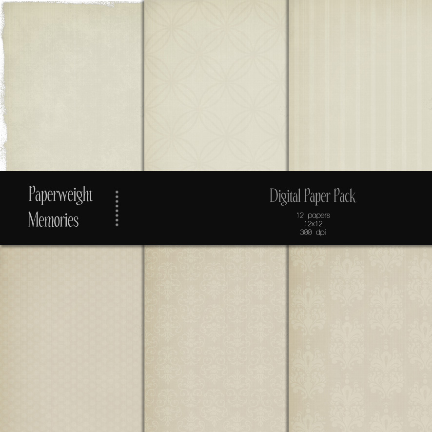 Digital Paper - Time After Time ~ Patterns on Creative Market