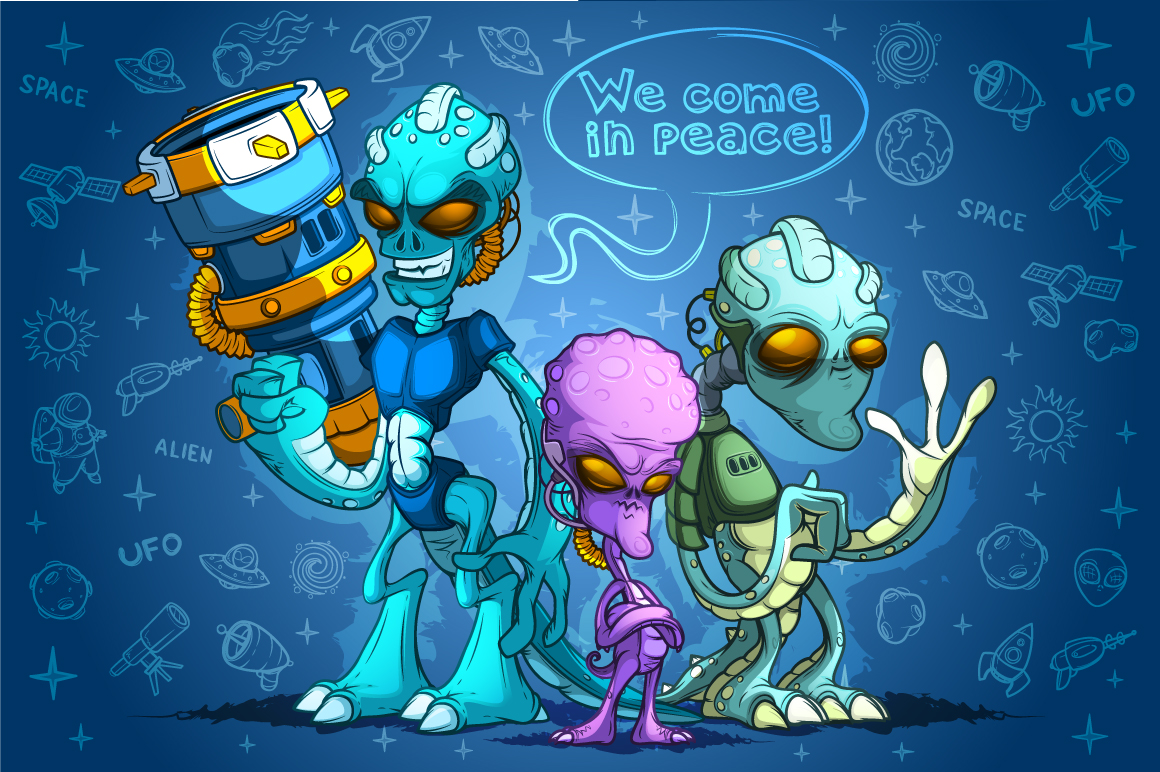 Alien Invaders ~ Graphics on Creative Market