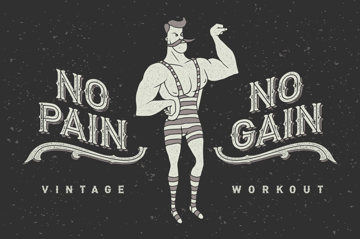 Biker font set + graphics ~ Display Fonts on Creative Market