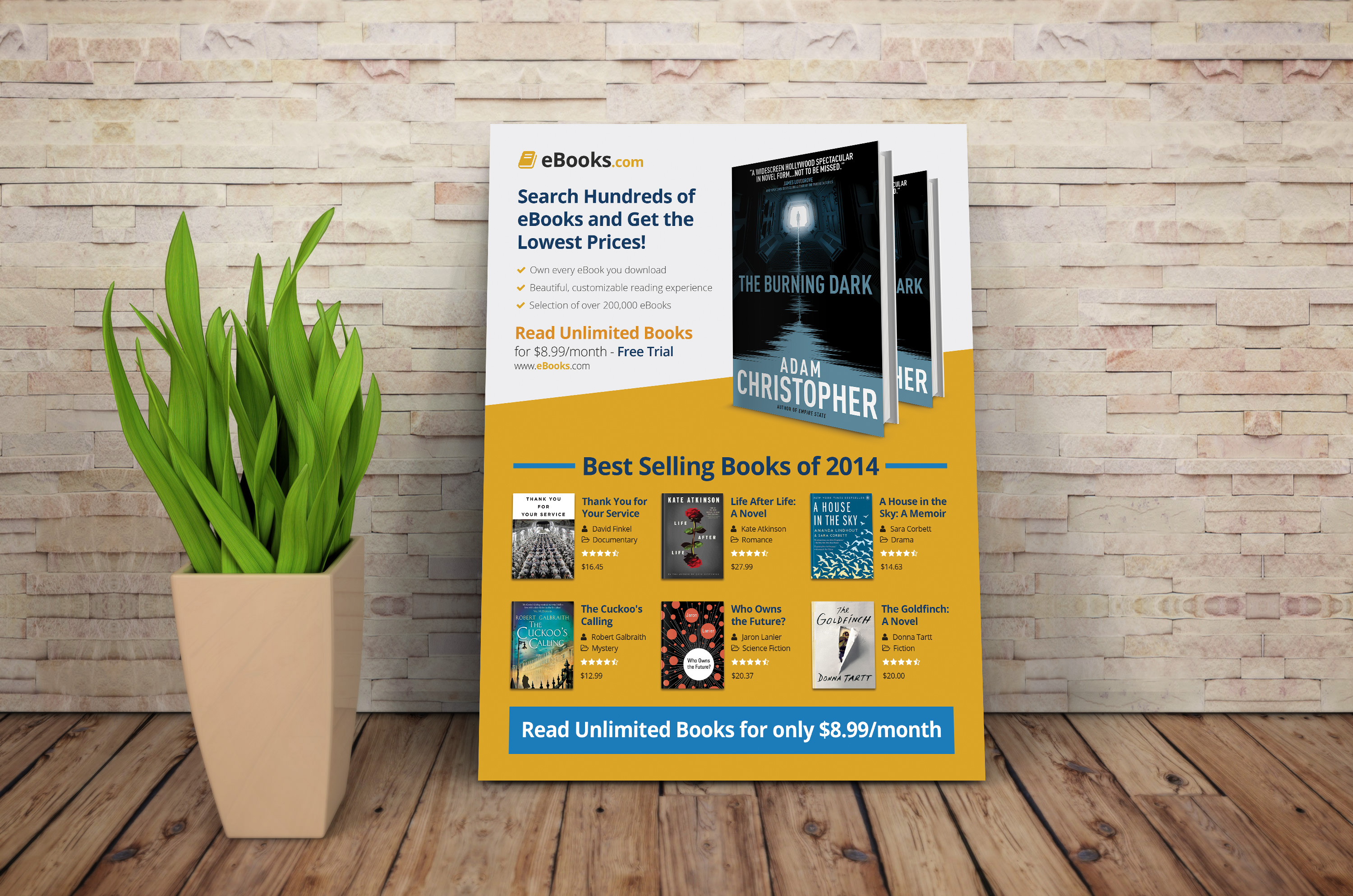 eBook Flyer Template PSD ~ Flyer Templates on Creative Market