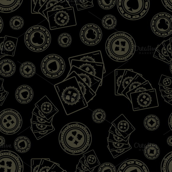 Dark poker pattern ~ Patterns on Creative Market