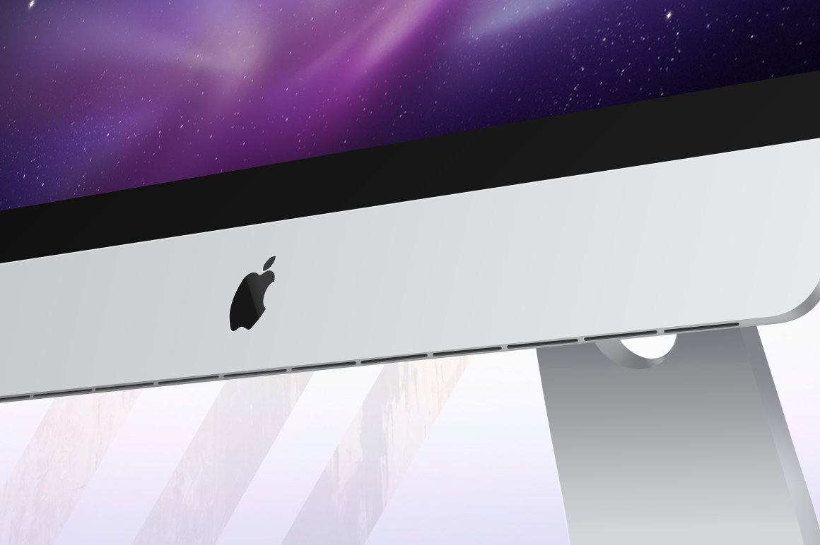 New Apple iMac (2014) Vector MockUp ~ Product Mockups on Creative Market