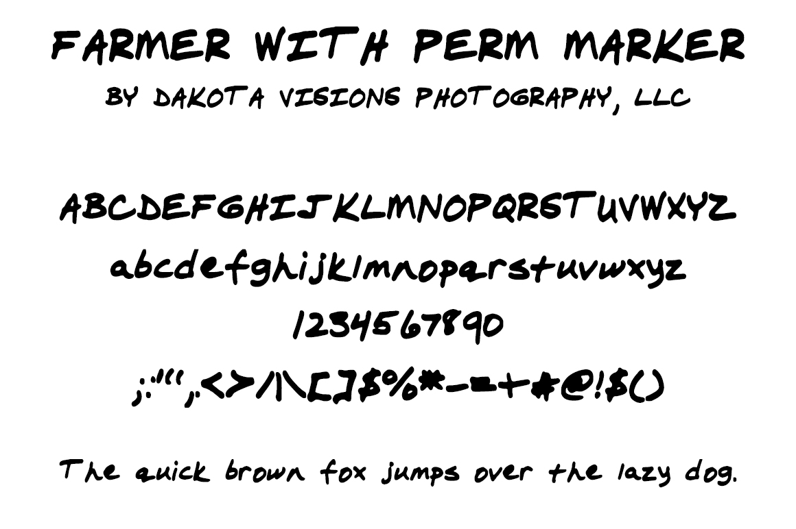 Farmer with Perm Marker ~ Script Fonts on Creative Market