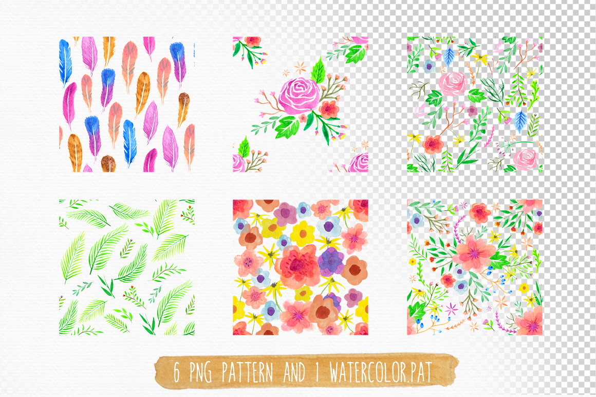Freehand Watercolor Style Objects ~ Illustrations on Creative Market