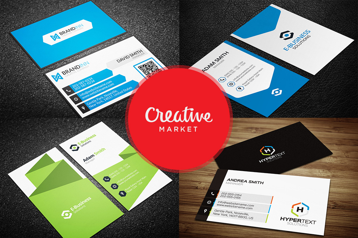 16 Creative Business Card Templates ~ Business Card Templates on ...
