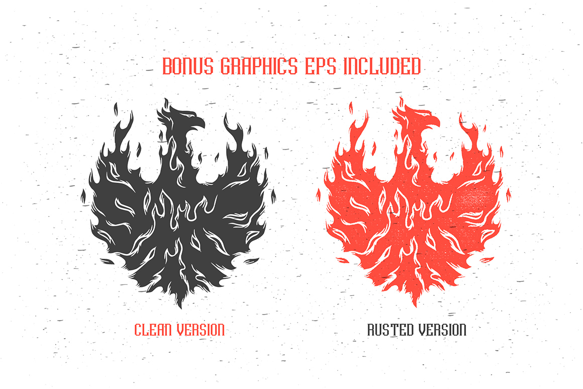 Phoenix typeface ~ Display Fonts on Creative Market