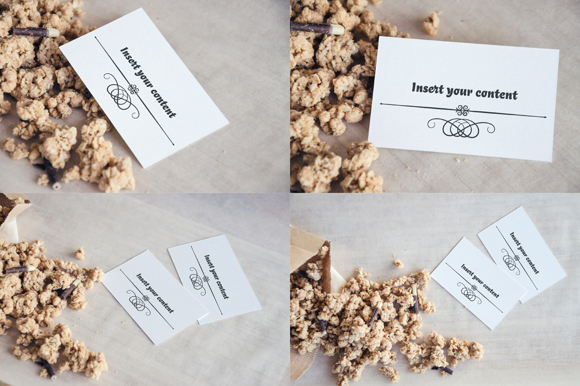 Paper Card Mock-Up 8PSD- part 2 of 3 ~ Product Mockups on Creative Market