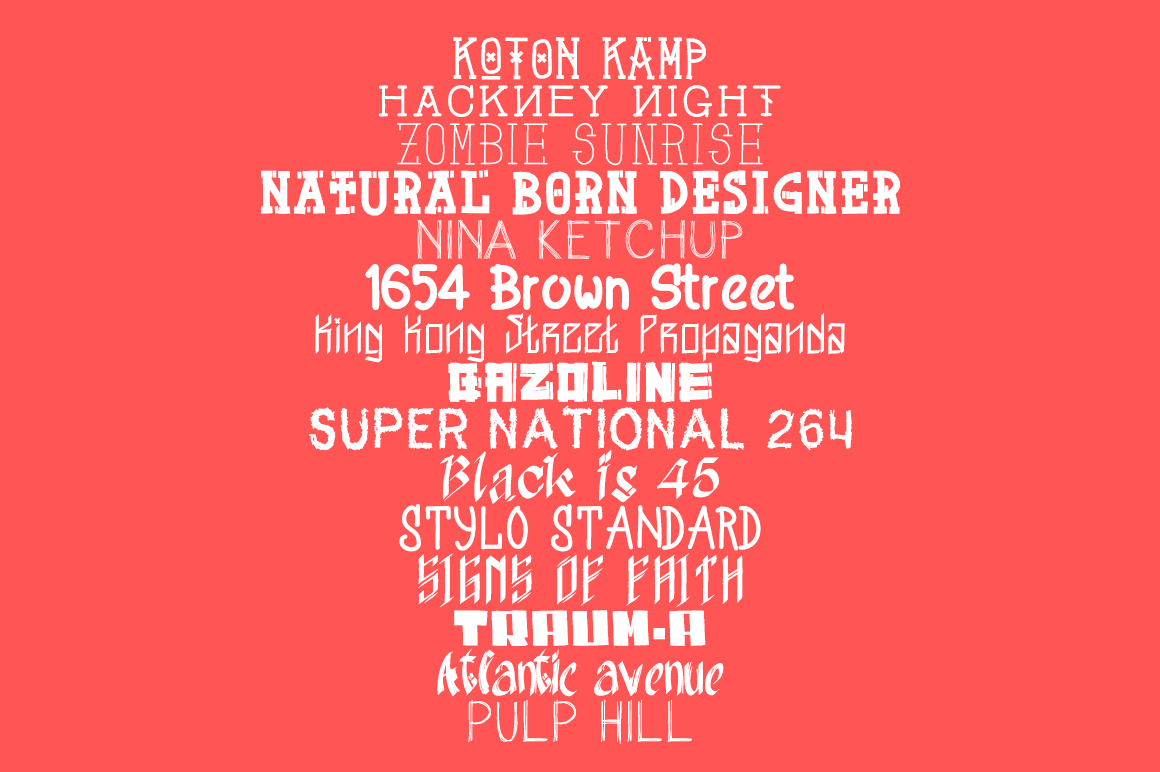 Face to Face Handdrawn Font bundle ~ Display Fonts on Creative Market