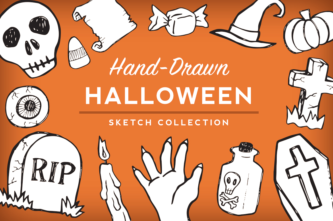 Halloween Sketch Collection ~ Illustrations on Creative Market