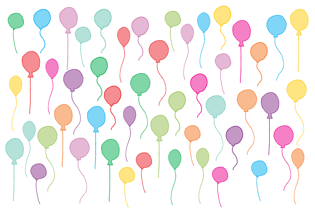 25% Off 51 Hand-Drawn Balloons ~ Illustrations on Creative Market