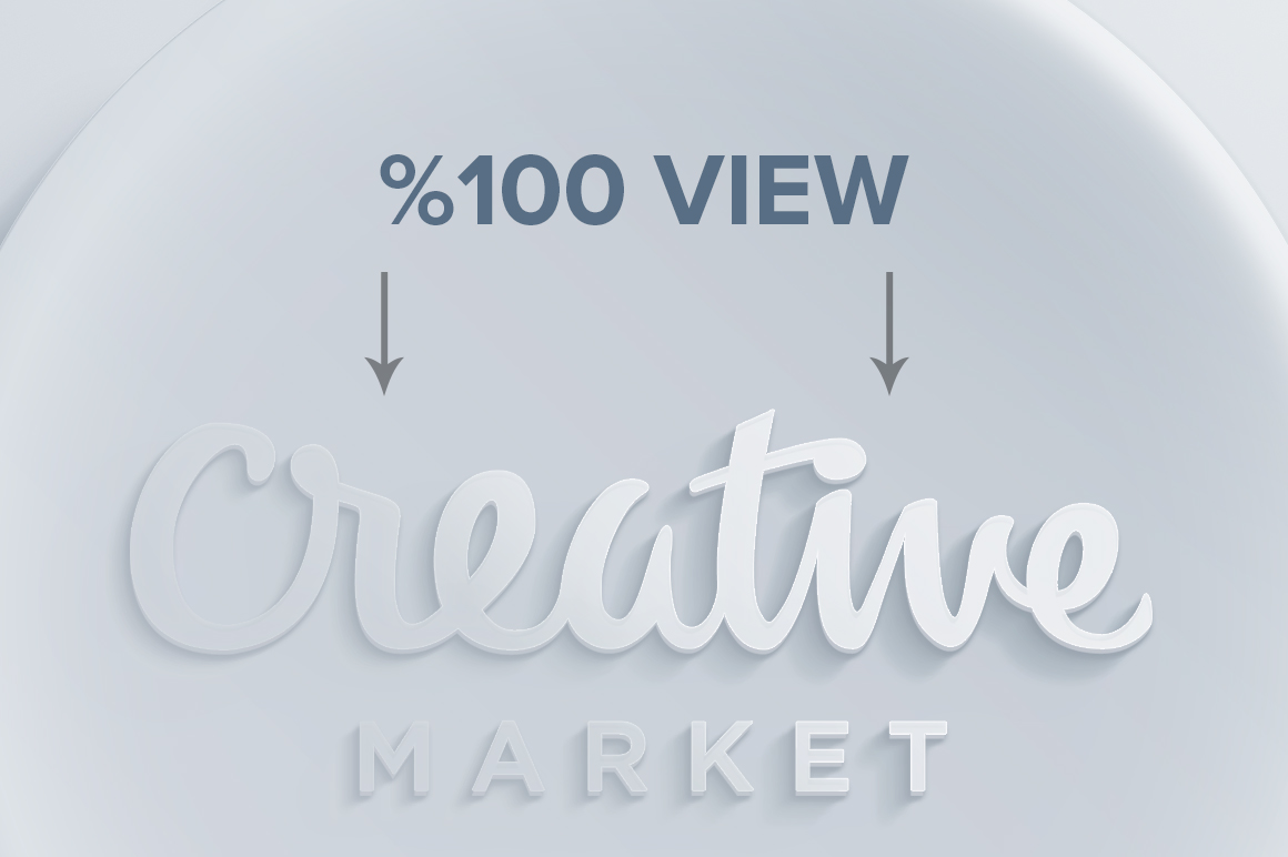 Pure White Logo & Icon Template ~ Logo Templates on Creative Market