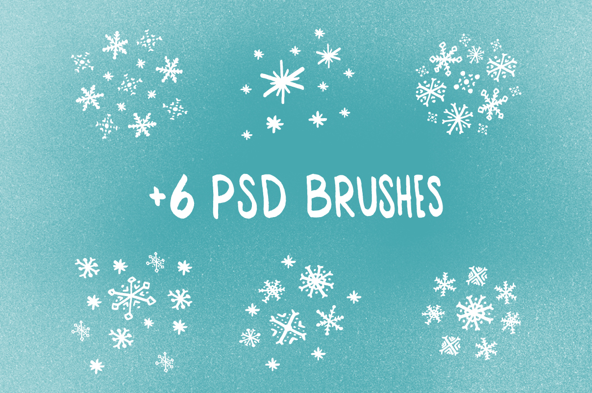30 Snowflakes Hand Drawn ~ Illustrations on Creative Market