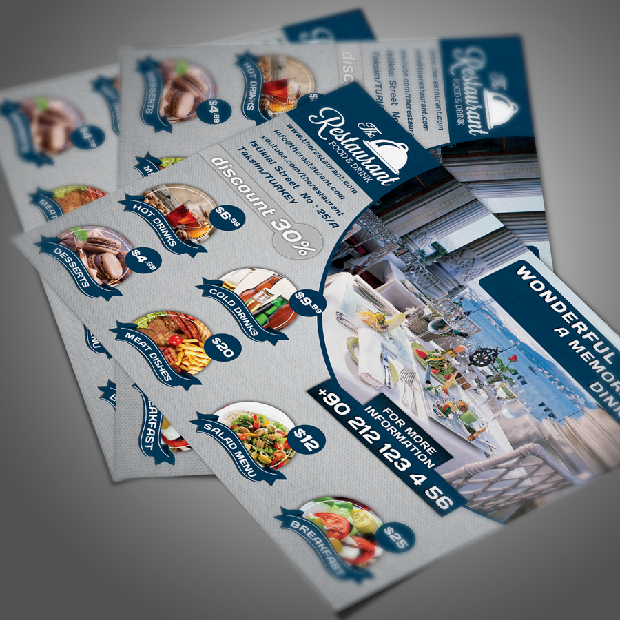 Restaurant Flyer Template ~ Flyer Templates on Creative Market