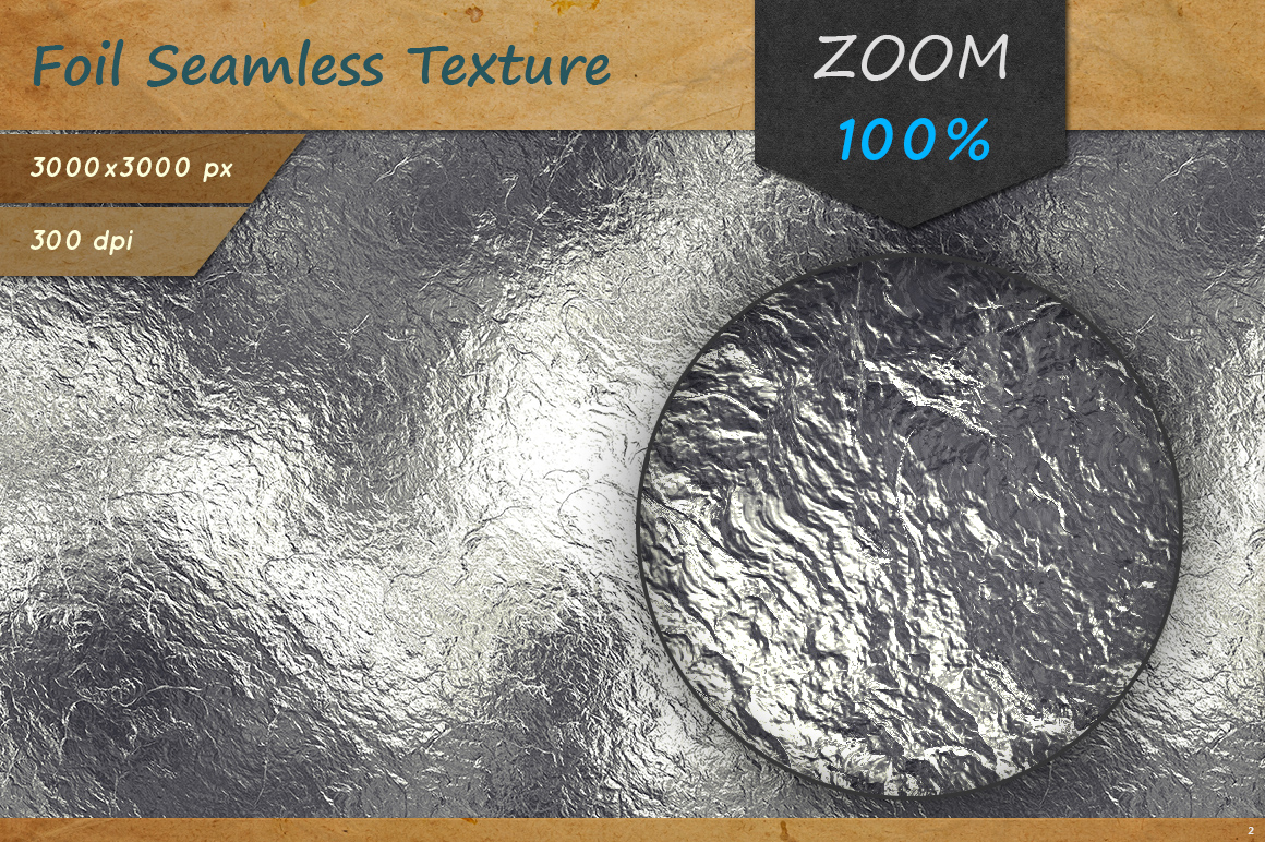 Aluminum Foil Seamless HD Texture ~ Textures on Creative Market