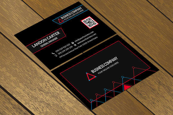 CT069 Corporate business card ~ Business Card Templates on Creative Market