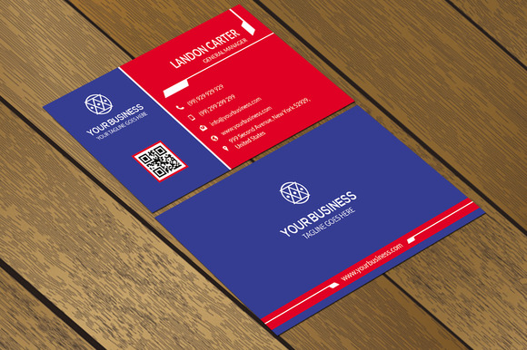 CT080 Corporate business card ~ Business Card Templates on Creative Market