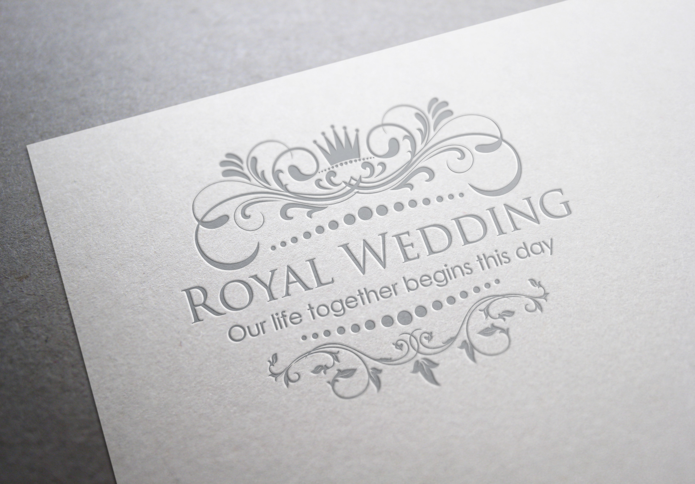 Royal Wedding Logo ~ Logo Templates on Creative Market
