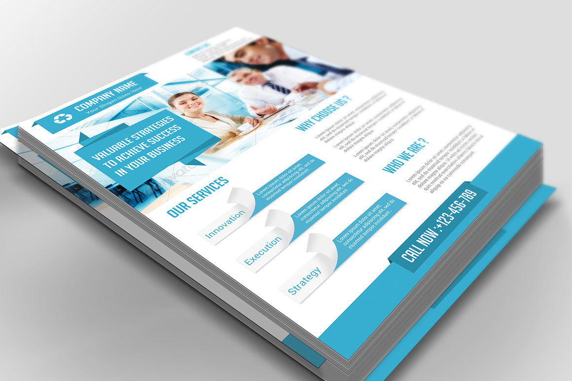 Business Solution Flyer Template 02 ~ Flyer Templates on Creative Market