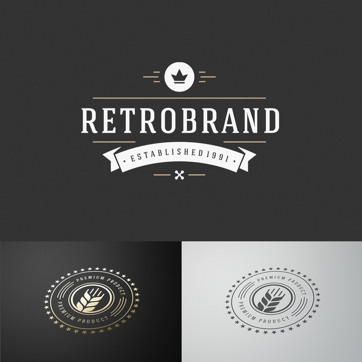 20% Off - Retro Logotypes ~ Logo Templates on Creative Market