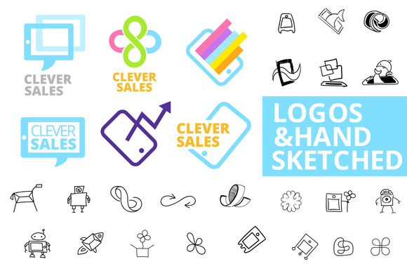 Sketches for logos or icons ~ Icons on Creative Market