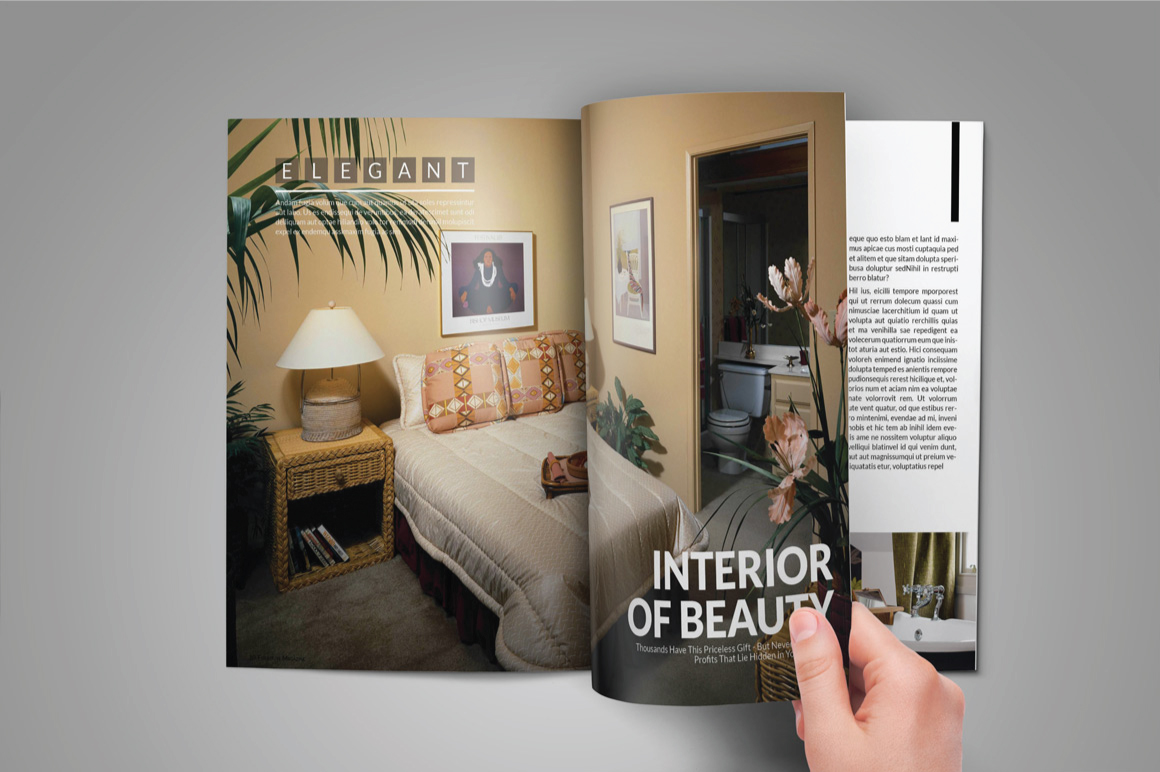 Furniture Magazine Template ~ Magazine Templates on Creative Market